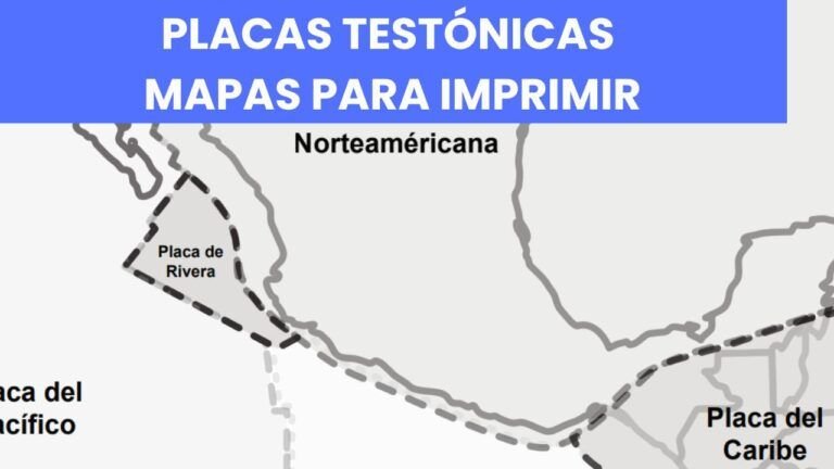 Placas Tectónicas De México Mapas De México Para Descargar Pdf Descarga 0409